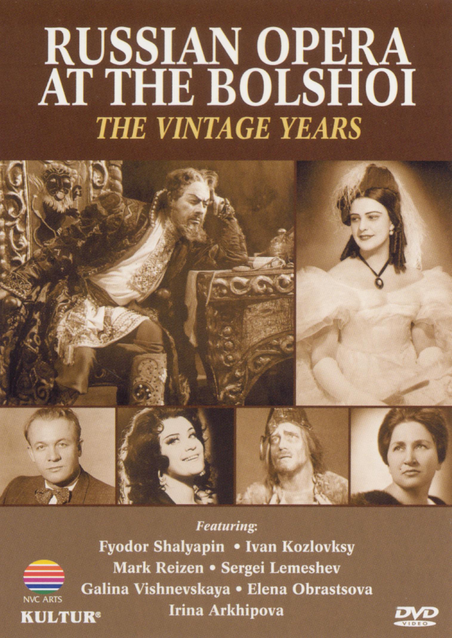 Russian Opera at the Bolshoi: The Vintage Years - | Releases | AllMovie